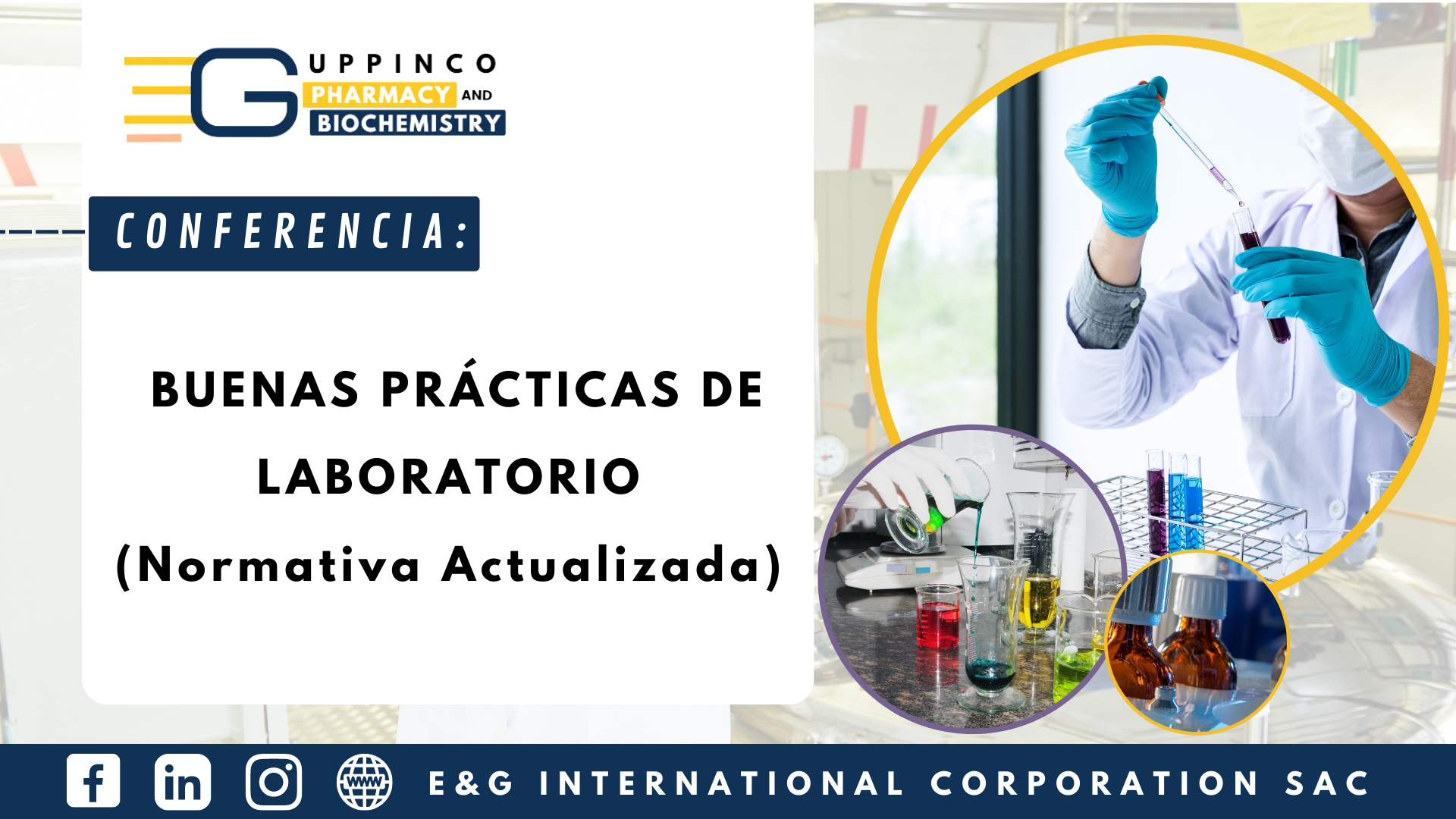 Buenas Prácticas de Laboratorio Farmacéutico (BPL) - UPPINCO